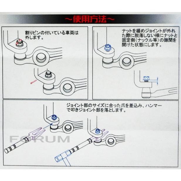 江東産業 BLW-1924 ボールジョイントリムーバー / KOTO 江東 :BLW-1924:フォーラム - 通販 - Yahoo!ショッピング
