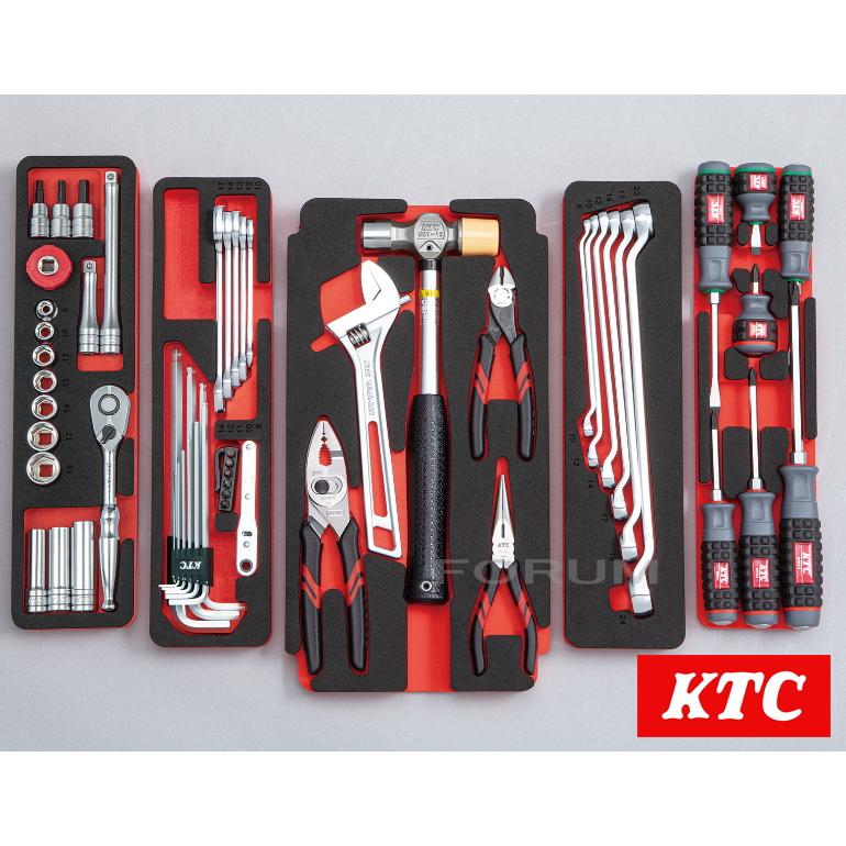 KTC 【レビューを書いて送料無料】 9.5sq. 56点 工具セット SK356WF / SK35625WZ シリーズ の 工具のみセット ・ ツールケース無し ツールセット : フォーラム ...