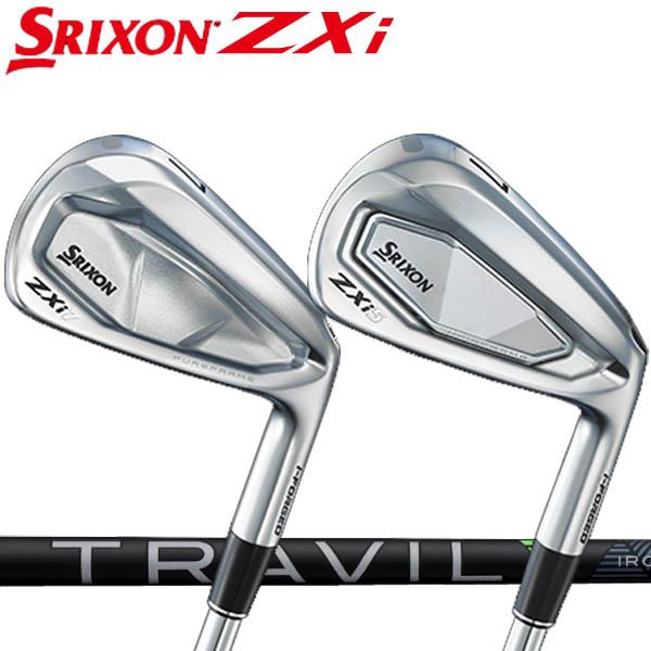 DUNLOP スリクソン NEW ZXi ZXi7 / ZXi5 アイアン [トラビル TRAVIL] カーボンシャフト 5本セット(#6〜PW) 105/95/85 フジクラシャフト ...