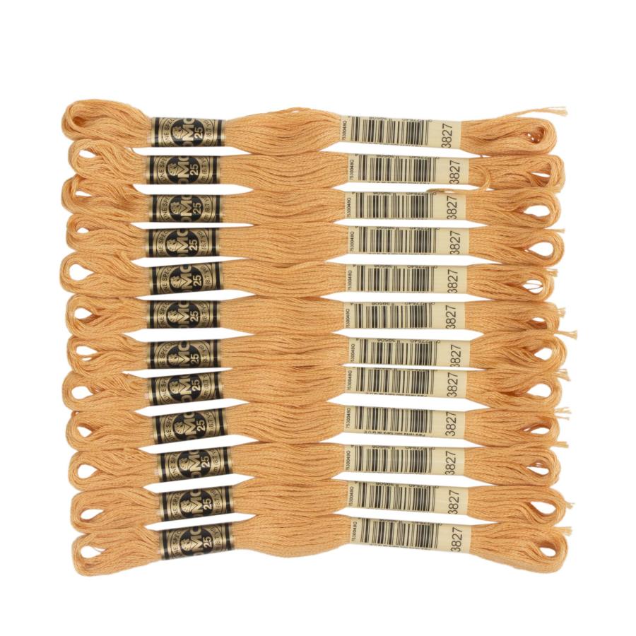 DMC 25番糸 刺繍糸 12束入 #3827 オレンジ系 DMC25B : 四つ葉カンパニー Co. - 通販 - Yahoo!ショッピング