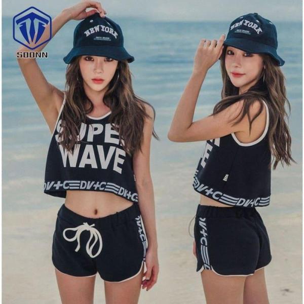 高校生 中学生 水着 3点セット レディース 大きいサイズ おしゃれ プール 海 10代 20代 ママ : Dindoヤフー店 - 通販 - Yahoo!ショッピング