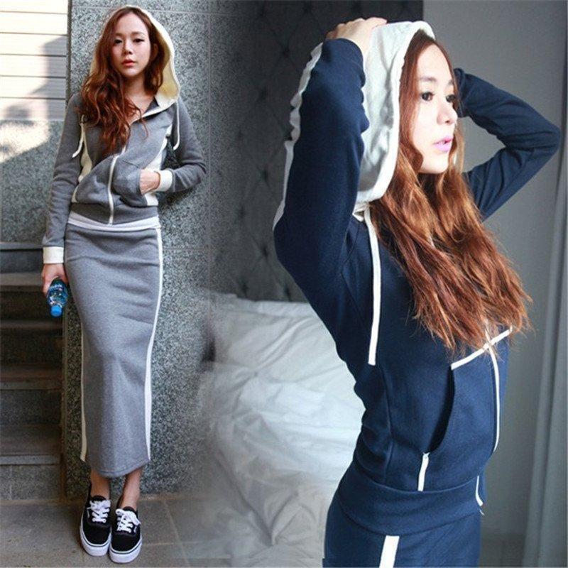 春秋新作 セットアップ レディース 上下セット ジャージー ロング スカート トップス : Dindoヤフー店 - 通販 - Yahoo!ショッピング