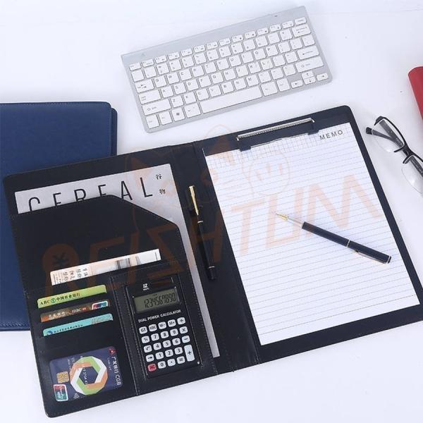バインダー A4 革 クリップボード プレゼント PU 防水 高級感 クリップ ファイル 二つ折り ジッパー式多機能 ペンホルダー ポケット付き 名刺入れ : Dindoヤフー店 - 通販 ...
