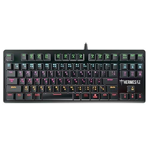 GAMDIAS 91キー 青軸 日本語配列? 7 Color LEDライト スイッチを採用したメカニカル式ゲーミングキーボード (HERMES E2) : FOUR S - 通販 ...
