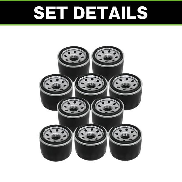 【送料無料】オイルフィルター 10個セット eKワゴン/ekスポーツ H82W H18.09-H25.06 三菱 互換純正品番1230A040 ...