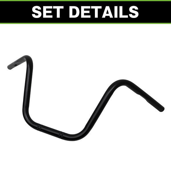 バイク 1インチ 25.4mm ハンドルバー 黒 ブラック アップハンドル ドラッグスター400 1100 バルカンクラシック ドリフター : fourms - 通販 - Yahoo!ショッピング