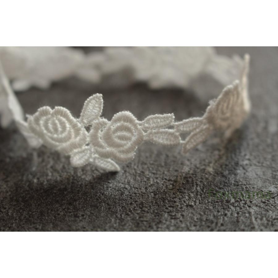ケミカルレース 1m バラ 花 オフ白 (LRS271OWHD00) : Foxmama Yahoo!店 - 通販 - Yahoo!ショッピング
