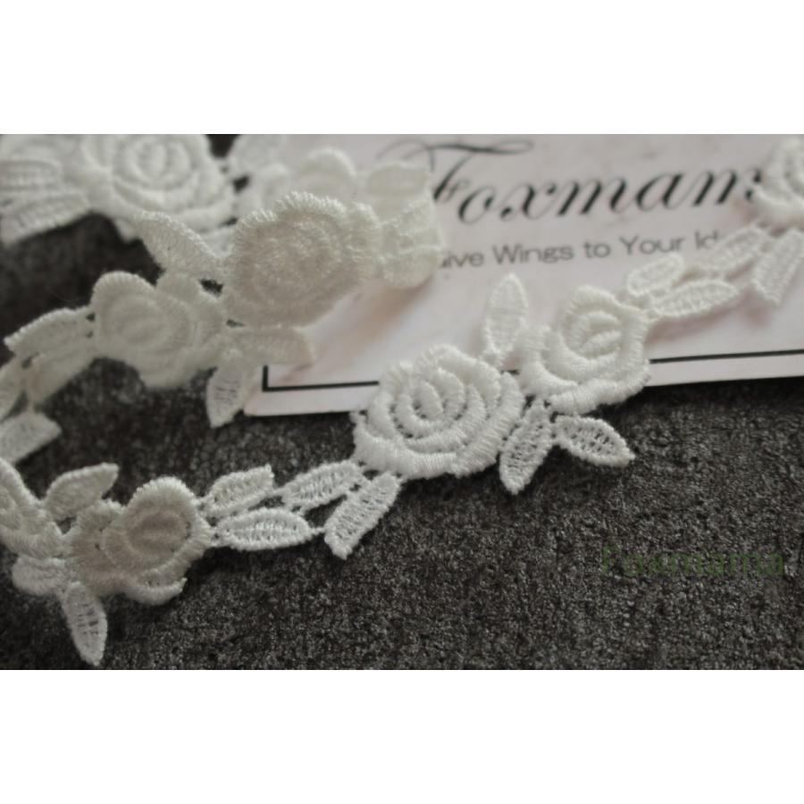 ケミカルレース 1m バラ 花 オフ白 (LRS271OWHD00) : Foxmama Yahoo!店 - 通販 - Yahoo!ショッピング