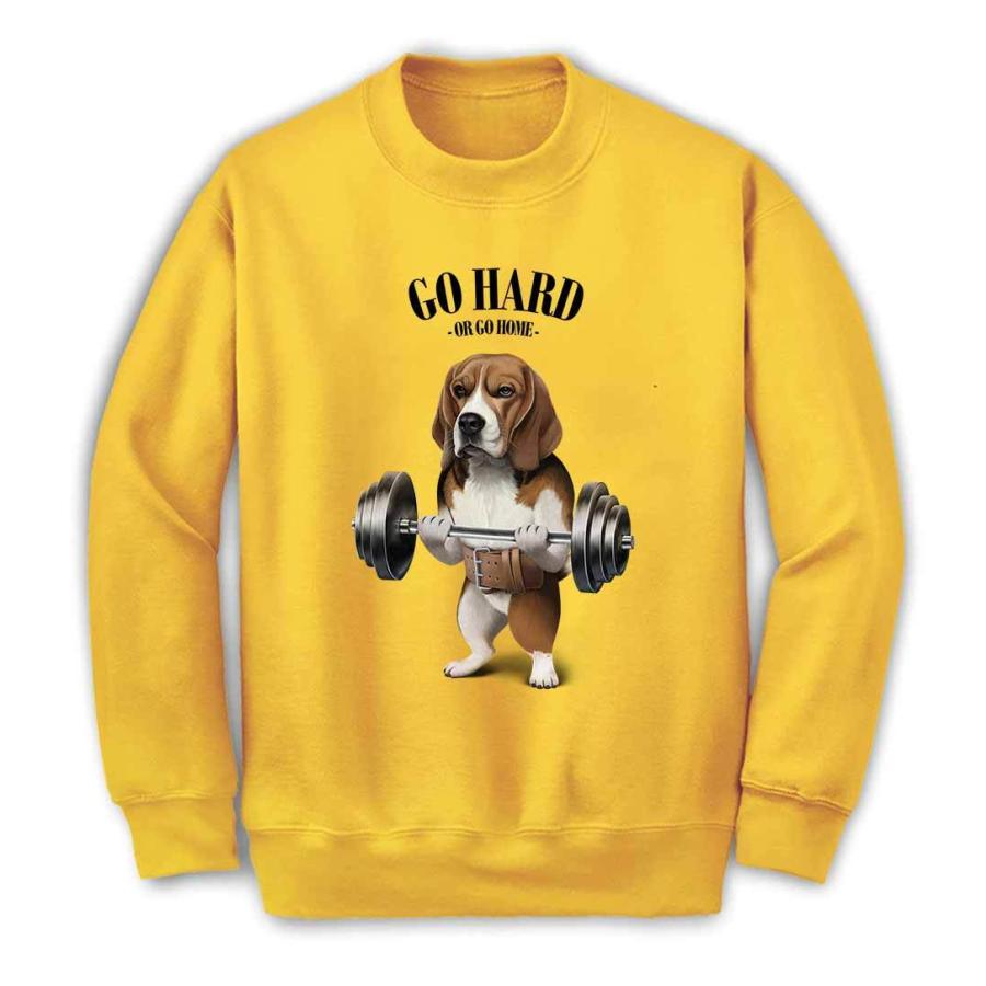 キッズ スウェット トレーナー ビーグル 犬 筋トレ 筋肉 ウエイトリフティング ジム by Fox Republic : kids-sweat-beagle-set4 : FOX ...