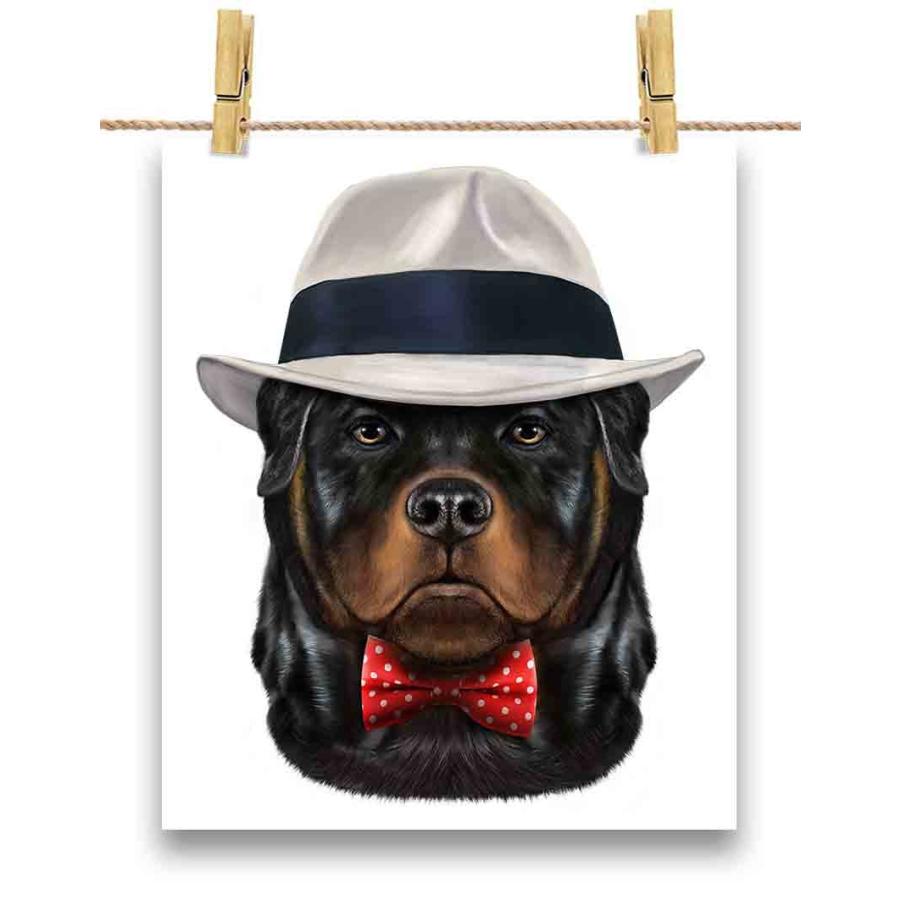 【ロットワイラー ドッグ 犬 いぬ 帽子】ポスター A1サイズ by Fox Republic : FOX REPUBLIC - 通販 - Yahoo!ショッピング