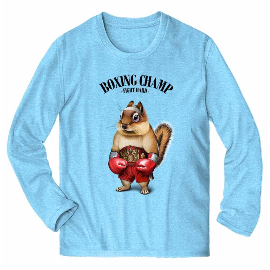 メンズ Tシャツ 長袖 シマリス リス 小動物 ボクシング チャンピオン 筋肉 筋トレ by Fox Republic :unisex-long-chip-set9:FOX REPUBLIC ...