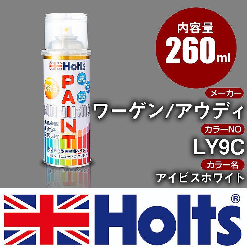 カーペイントスプレー ワーゲン/アウディ LY9C アイビスホワイト Holts カラースプレー 車 オリジナルオーダーカラー【TU&SP ...