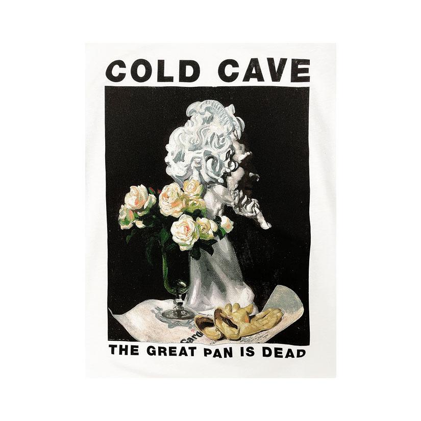 バンドTシャツ COLD CAVE / PAN SHIRT コールド・ケイヴ オフィシャル ダークウェイヴ GIVE UP THE GHOST ...