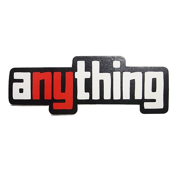 aNYthing エニシング LOGO STICKER ステッカー : frantic - 通販 - Yahoo!ショッピング