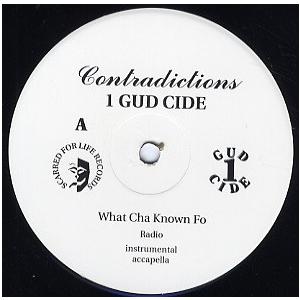 【レコード】ONE GUD CIDE - WHAT CHA KNOWN FO / DOWN HERE 12" US 1997年リリース ...