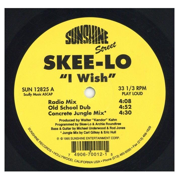 【レコード】SKEE-LO - I WISH (SUNSHINE盤) 12" US 1995年リリース : 110706 : フリークスレコード レコード販売 - 通販 - Yahoo!ショッピング