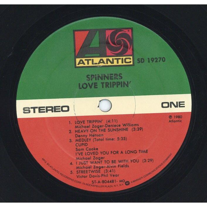 【レコード】SPINNERS, THE - LOVE TRIPPIN' LP US 1980年リリース : フリークスレコード レコード販売 ...