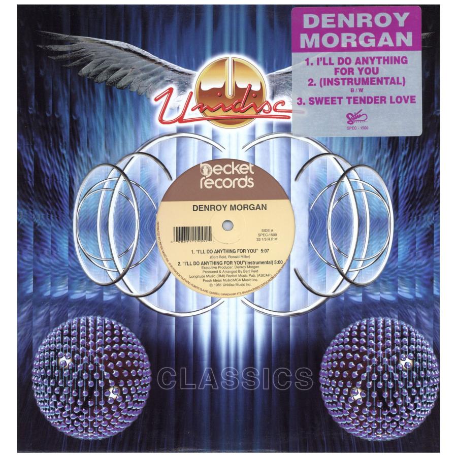 【レコード】DENROY MORGAN - I'll Do Anything For You / Sweet Tender Love (RI) 12" US : フリークスレコード レコード ...