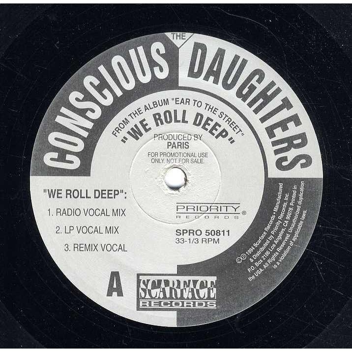 【レコード】THE CONSCIOUS DAUGHTERS - WE ROLL DEEP (RADIO VOCAL MIX) 12" US ...