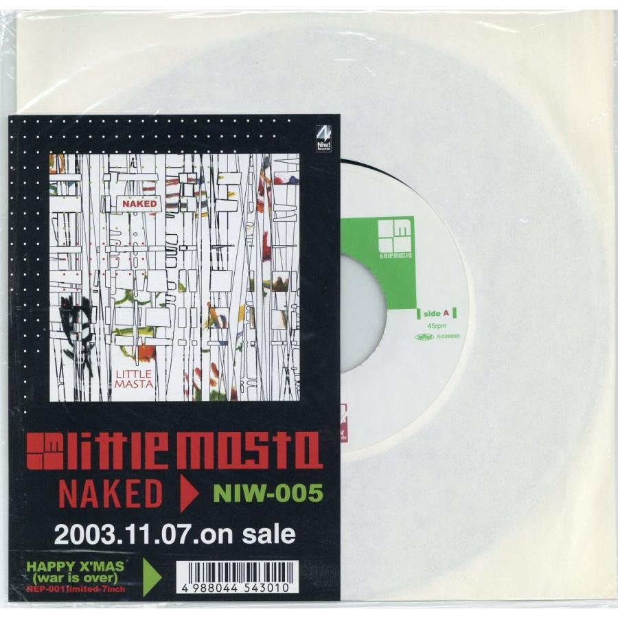 【レコード】LITTLE MASTA - HAPPY X'MAS (WAR IS OVER) 7" JAPAN 2003年リリース ...