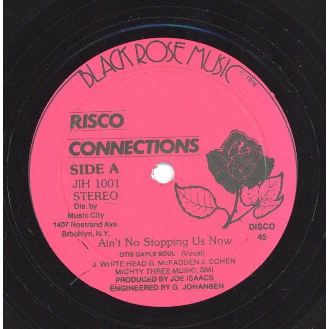 【レコード】RISCO CONNECTIONS - AIN'T NO STOPPING US NOW 12" 1979年リリース : フリークスレコード レコード販売 - 通販 - Yahoo ...