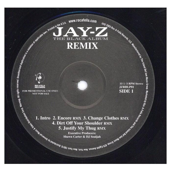 【レコード】JAY-Z - Encore / Change Clothes (The Black Album Remix EP) EP US ...