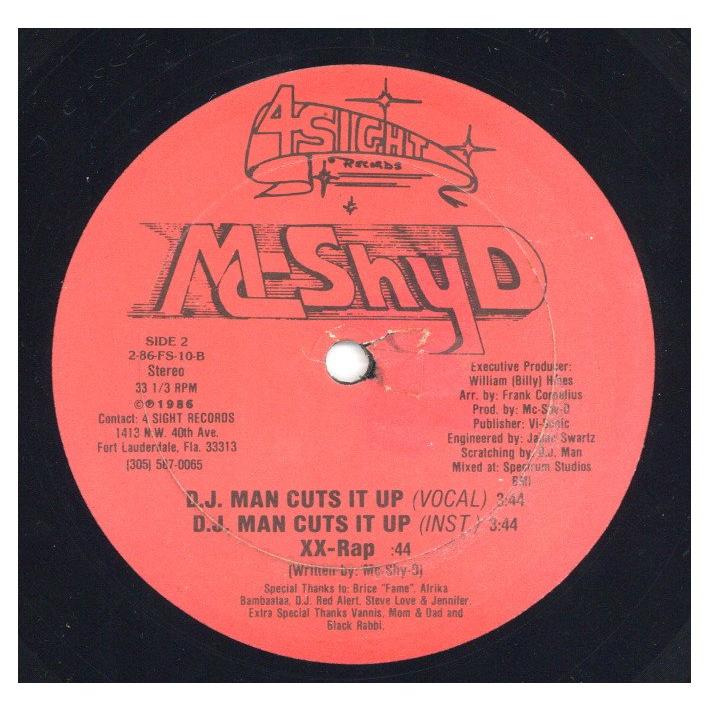 【レコード】MC SHY-D - SHY D IS BACK / DJ MAN CUTS IT UP 12" US 1986年リリース ...