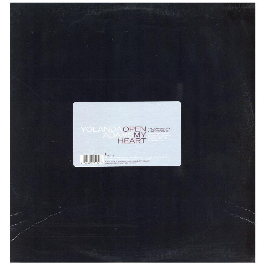 【レコード】YOLANDA ADAMS - OPEN MY HEART 12" US 2000年リリース : フリークスレコード レコード販売 ...