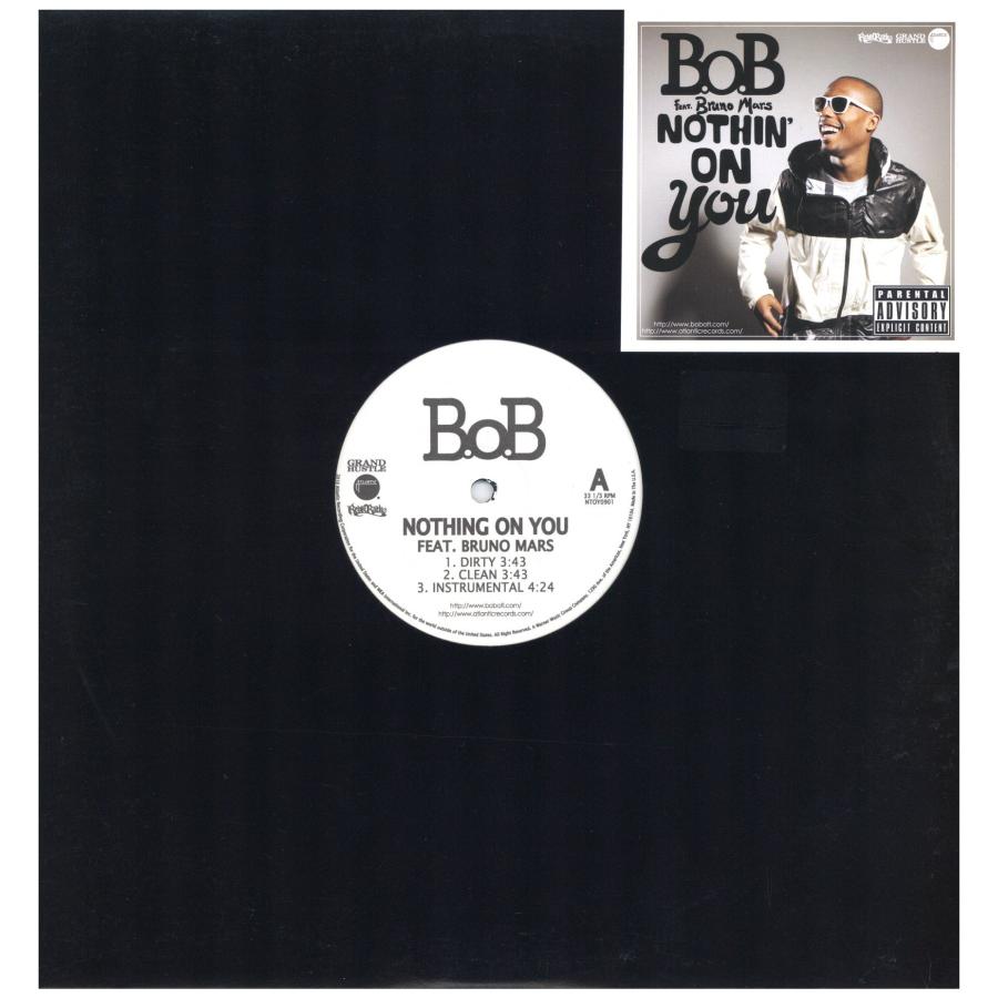 【レコード】B.O.B. feat BRUNO MARS - NOTHING ON YOU / FUCK THE MONEY 12" US ...