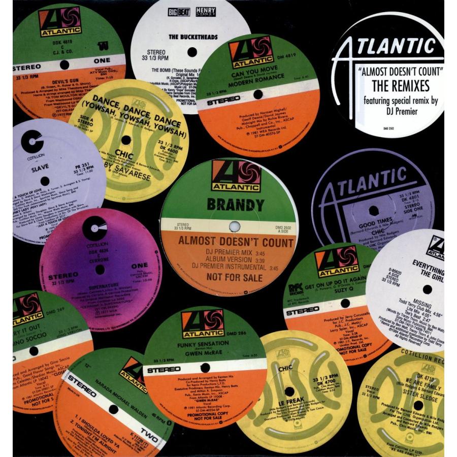 【レコード】BRANDY - ALMOST DOESN'T COUNT (THE REMIXES) 12" US 1999年リリース : 22953 : フリークスレコード レコード販売 ...