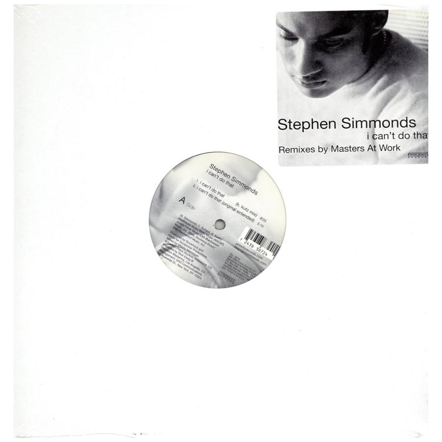 【レコード】STEPHEN SIMMONDS - I CAN'T DO THAT 12" US 2000年リリース : フリークスレコード レコード販売 - 通販 - Yahoo!ショッピング