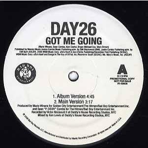 【レコード】DAY 26 - GOT ME GOING 12" US 2008年リリース : フリークスレコード レコード販売 - 通販 ...