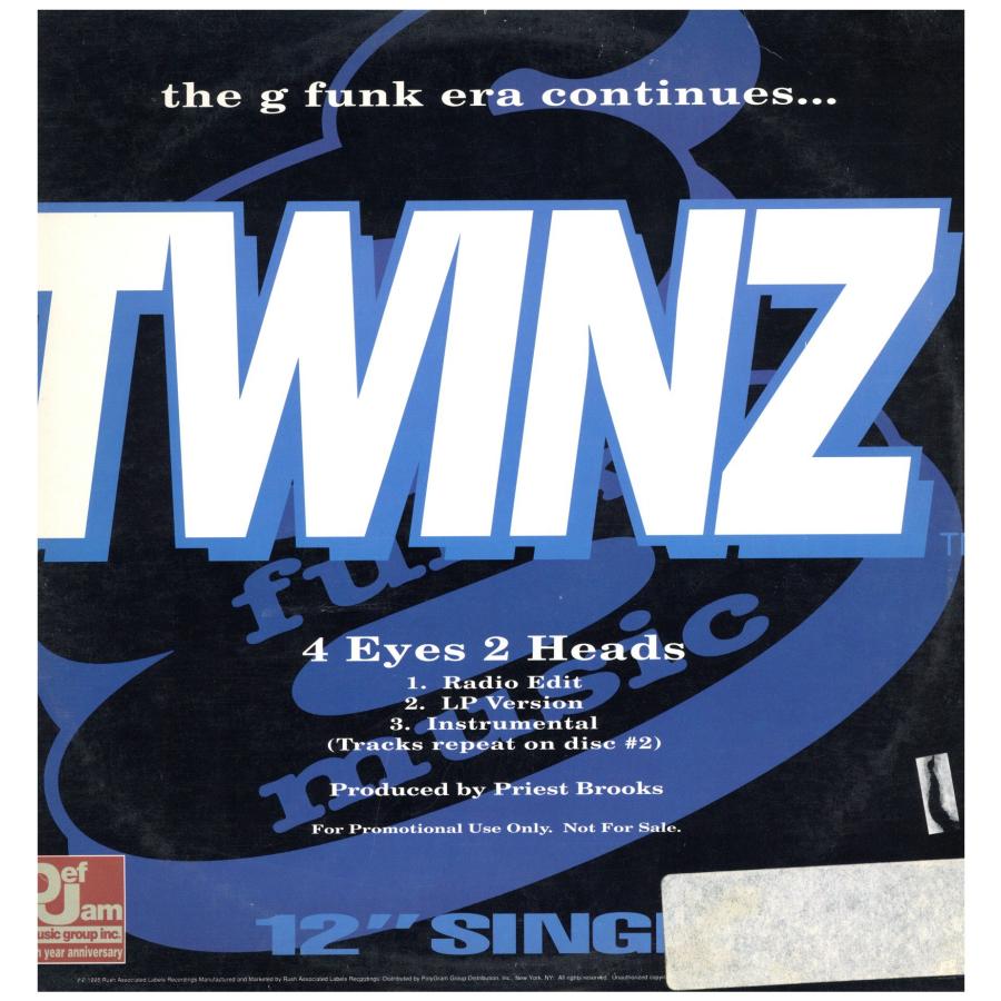 【レコード】TWINZ / DOVE SHACK - 4 EYES 2 HEADS BOMB DROP 2x12" US 1995年リリース ...