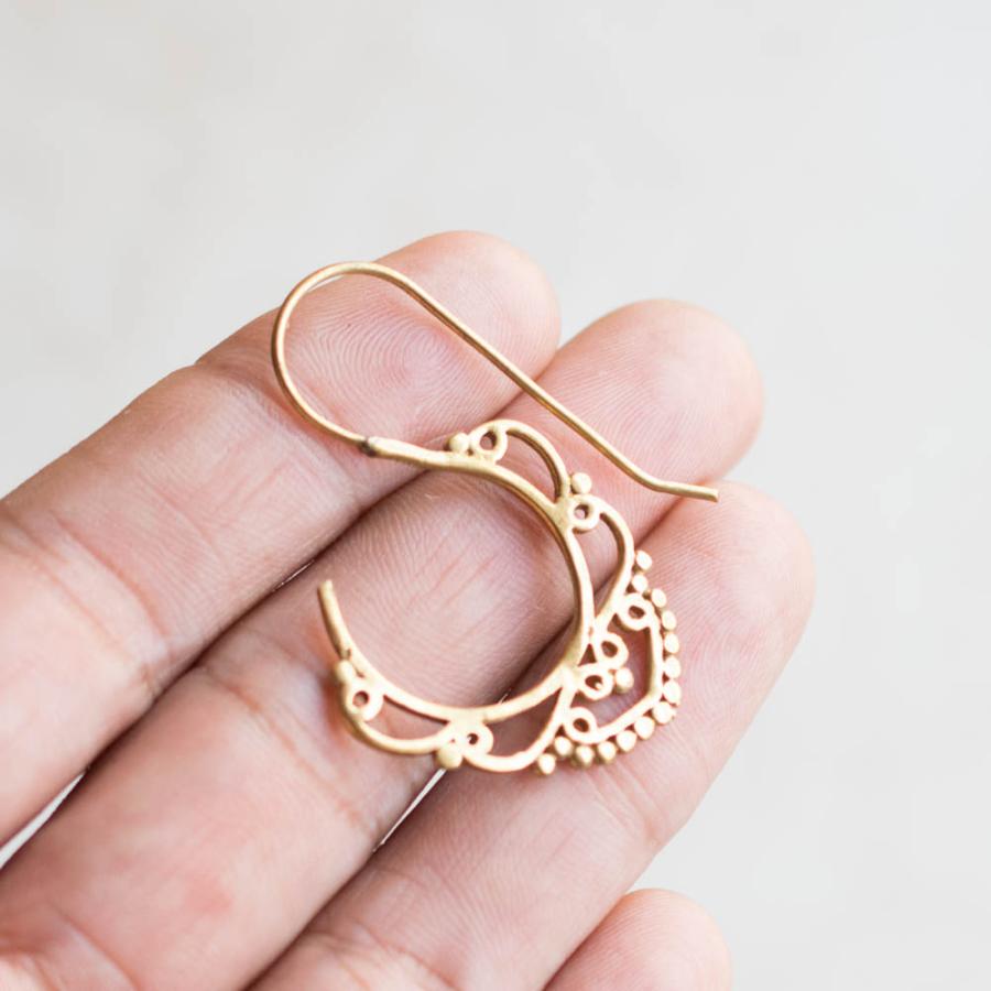 ブラス トライバルピアス 036 真鍮 民族模様 エキゾチック エスニック : Freaky Hands - 通販 - Yahoo!ショッピング