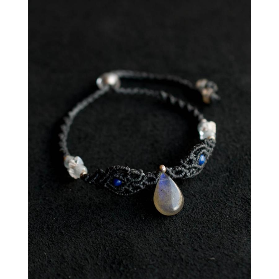 ラブラドライト マクラメ ブレスレット ダイヤモンドクォーツ 天然石 : Freaky Hands - 通販 - Yahoo!ショッピング