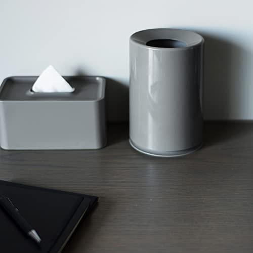 ideaco(イデアコ) ゴミ箱 丸形 1.2L 直径12.5?高さ18.5cm mini TUBELOR ash gray (ミニチューブラー : FREE-Store - 通販 ...