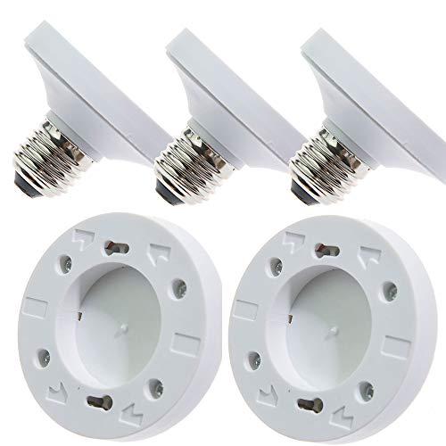 SF-RC 5個 E27→GX53/E26→GX53 金変換アダプター PBT製 ホワイト 銅導電膜 : FREE-Store - 通販 - Yahoo!ショッピング