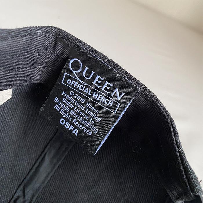QUEEN クィーン キャップ CAP ロックバンド ベロマーク フレディ・マーキュリー ロゴ刺繍 ベースボールキャップ 帽子SNAPBACK ...