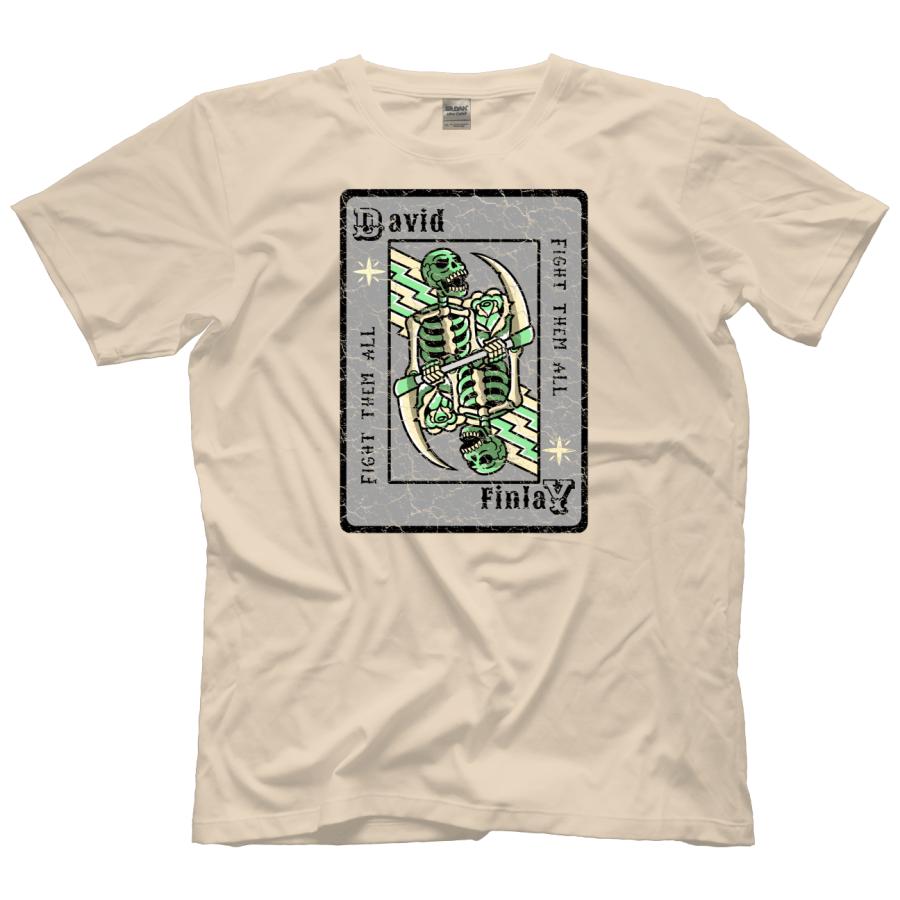 デビッド・フィンレー（新日本プロレス バレットクラブ）Tシャツ「DAVID FINLAY Fight Them All Tシャツ」アメリカ直 ...