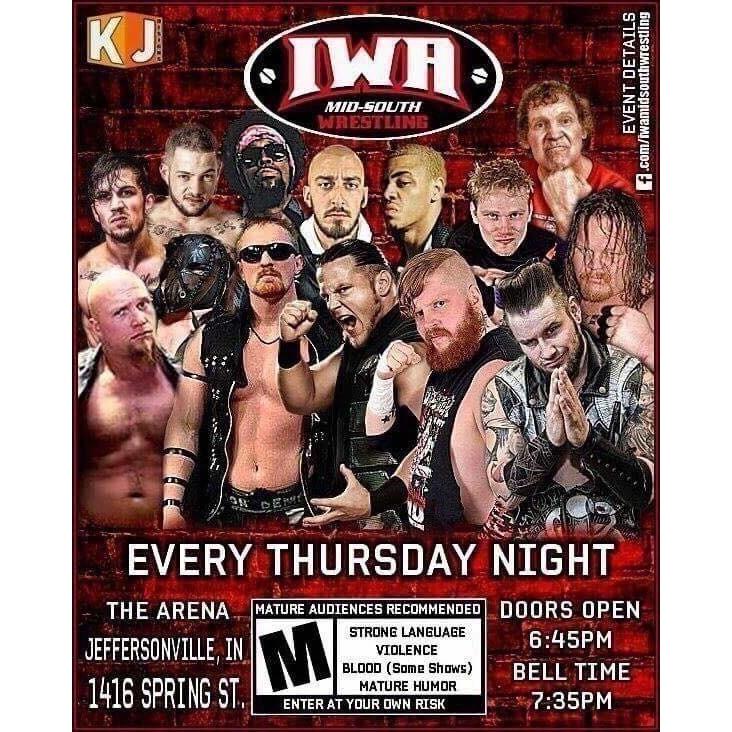 IWAミッドサウス DVD「Ian Rotten's Birthday Bash 2018」（2018年6月2日インディアナ州メンフィス ...