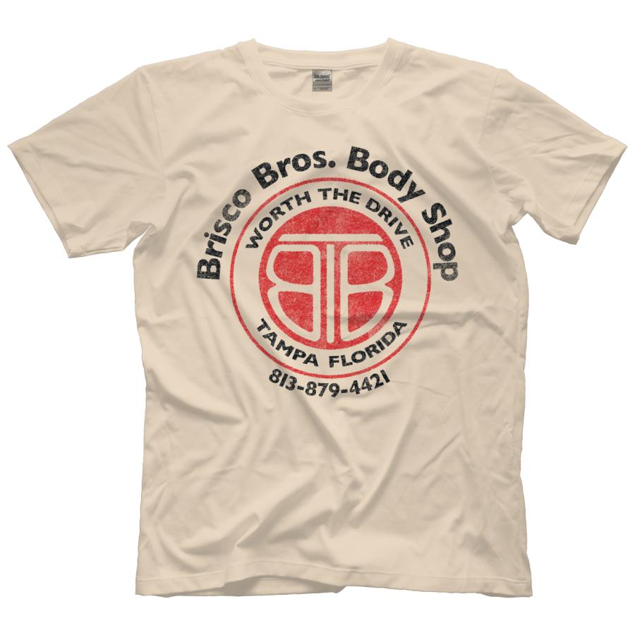 "中西部の若駒" ジェリー・ブリスコ Tシャツ「JERRY BRISCO Brisco Bros. Body Shop Tampa ...