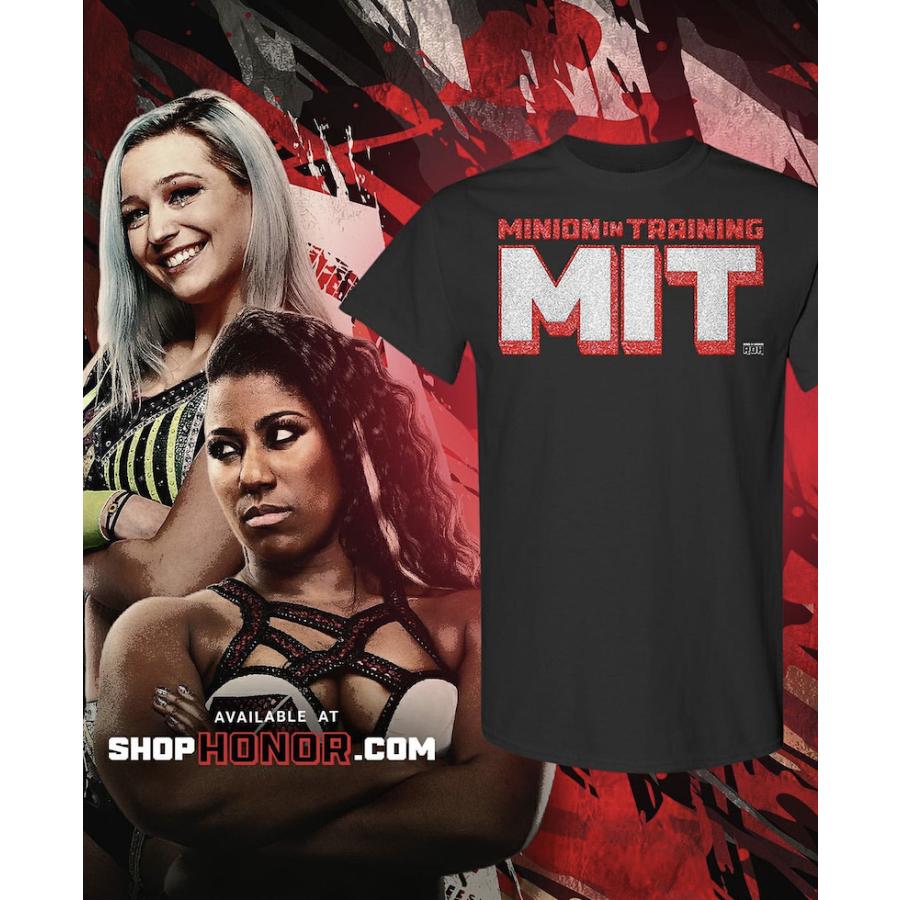 ROH アシーナ＆ビリー・スタークス Tシャツ「ROH MIT Minion In Training Tシャツ」リング・オブ・オナー アメリカ直輸入プロレスTシャツ（並行輸入品） : roh ...