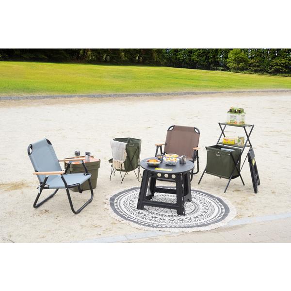 東谷 クラフターテーブル サークル LFS-414BK W58×D58×H46 2.5kg 完成品 :LFS-414BK:フリーダムズ - 通販 - Yahoo!ショッピング