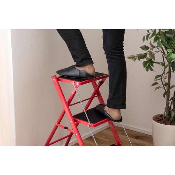東谷 東谷 アシスタ PC-344RD ステップ台 折りたたみ式 W42.5×D65.5×H68 完成品 レッド : フリーダムズ - 通販 - Yahoo!ショッピング