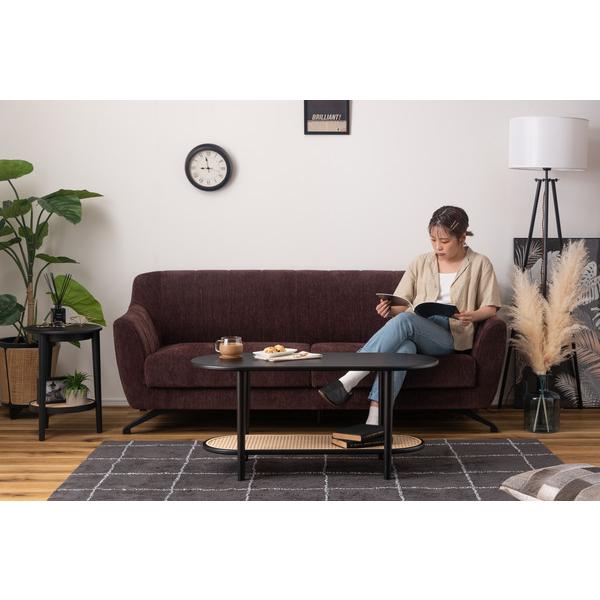 東谷 テーブル PT-471BK サイドテーブル 2段 丸 円 北欧 韓国インテリア シンプ W36×D36×H50 ブラック :PT-471BK:フリーダムズ - 通販 - Yahoo!ショッピング