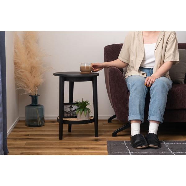 東谷 東谷 テーブル PT-471BK サイドテーブル 2段 丸 円 北欧 韓国インテリア シンプ W36×D36×H50 ブラック : フリーダムズ - 通販 - Yahoo!ショッピング