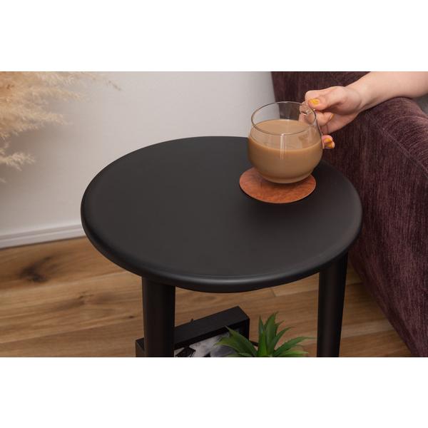 東谷 東谷 テーブル PT-471BK サイドテーブル 2段 丸 円 北欧 韓国インテリア シンプ W36×D36×H50 ブラック : フリーダムズ - 通販 - Yahoo!ショッピング