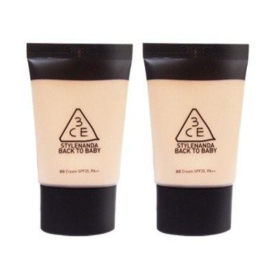 STYLENANDA 訳あり 箱くずれ 3CE バックトゥベビー BBクリーム 30mlx2 SPF35 PA++ UVケア UVカット スリーシーイー 韓国コスメ BACK TO BABY ...