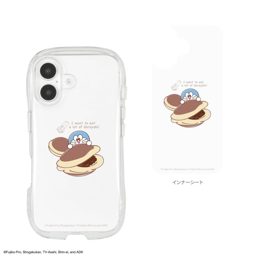ドラえもん iPhone16 対応 クリスタルクリアケース どら焼き DR ドラえもん iPhone16 対応 クリスタルクリアケース どら焼き DR