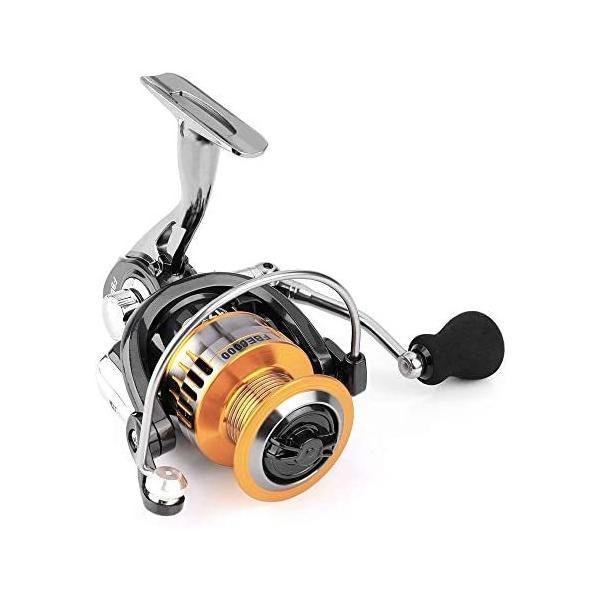 スピニングリール、塩水淡水リール、高速スピニング付き17 + 1BBアルミニウムリールフィッシングリール :fjia ...